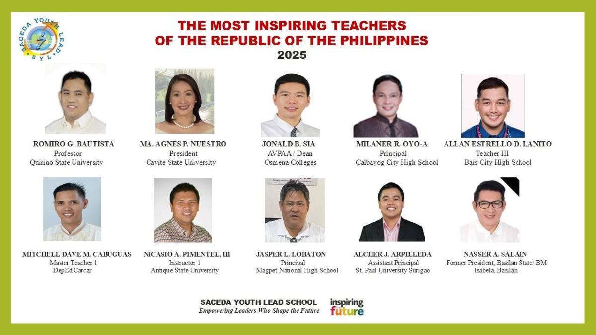 10 educators named ‘2025 Most Inspiring Teachers of the PH’ | The ...